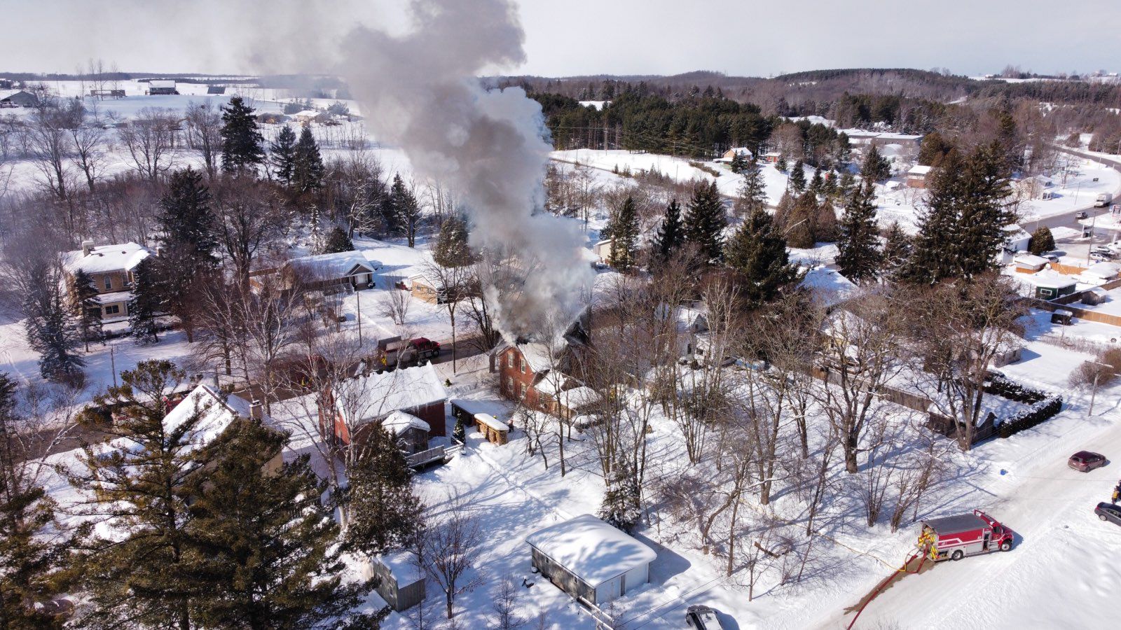 Family flees house fire with just clothes they were wearing | Owen ...