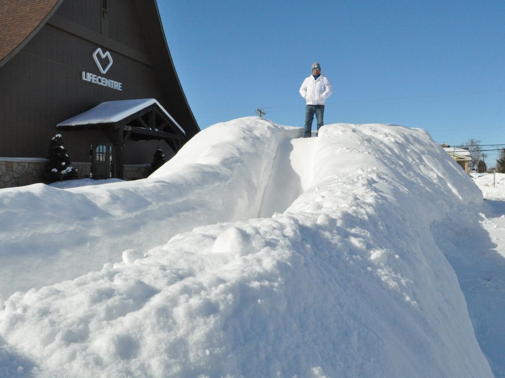 125-foot snow slide rises in Cornwall to entertain kids | Cornwall ...