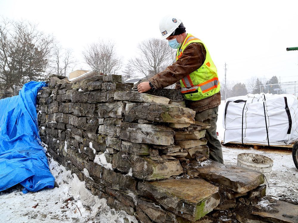 Stonemasons to dismantle then rebuild dry stone wall | The Kingston ...