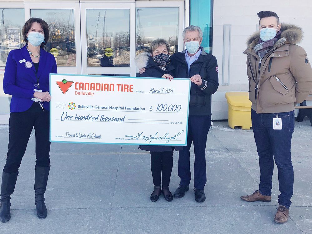Canadian Tire Belleville steps up to support $20M hospital campaign ...