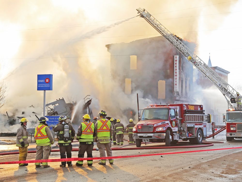 Tweedsmuir Tavern burns, collapses | Belleville Intelligencer