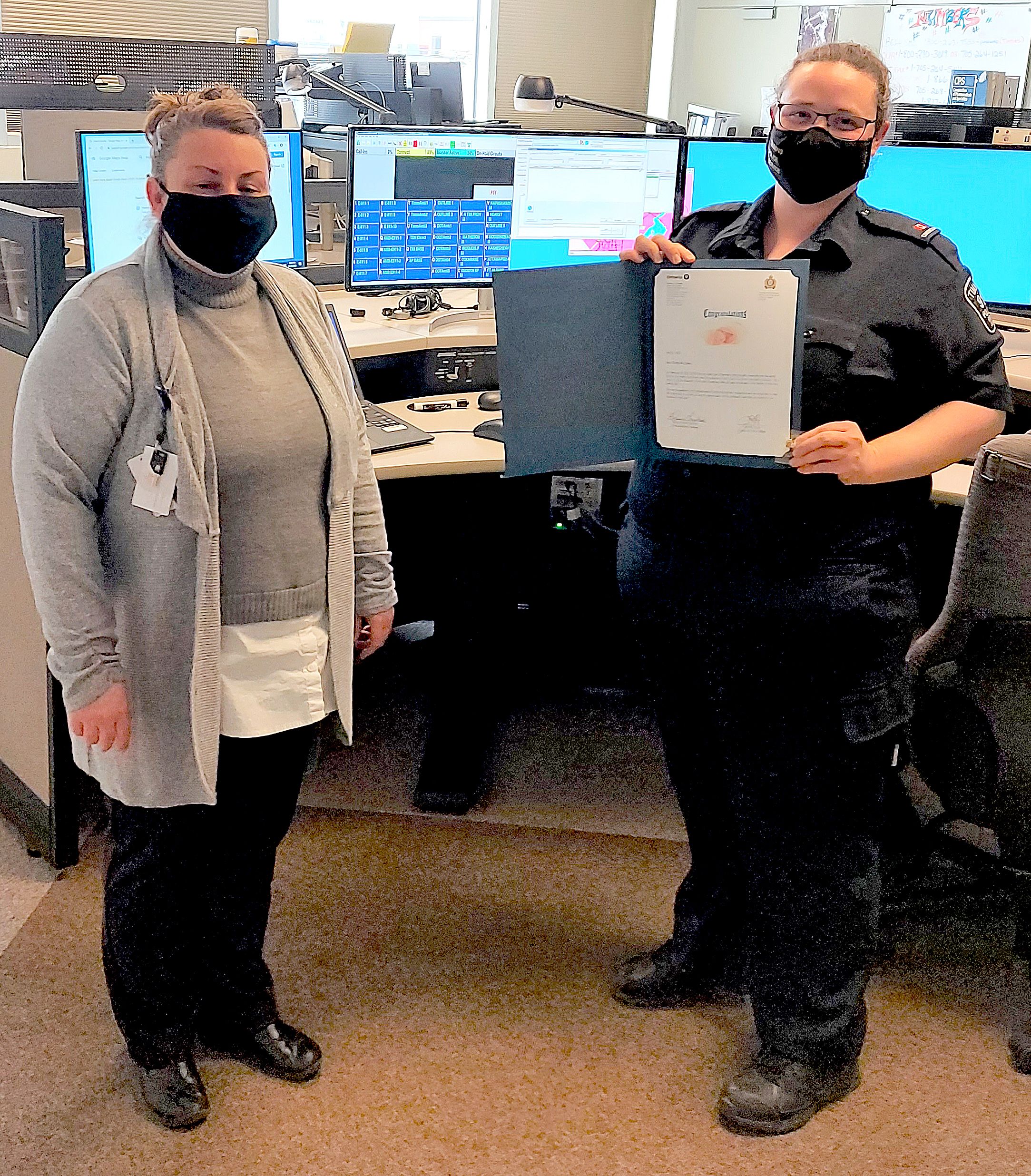 9-1-1 dispatcher earns recognition | The Daily Press