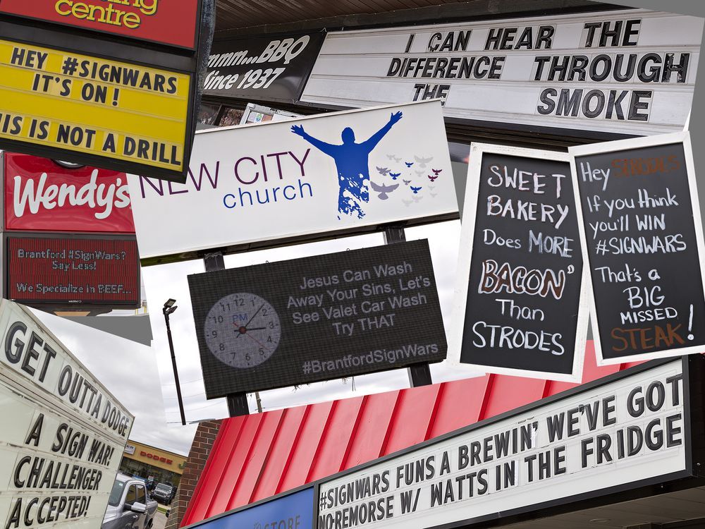 'Sign war' rages across city | Brantford Expositor