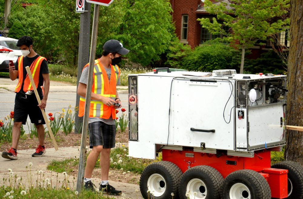 Stratford calls in the robots to perform annual sidewalk inspections ...