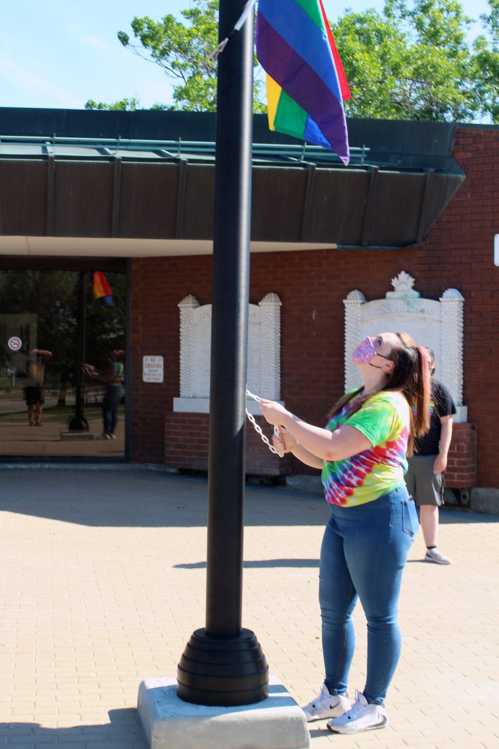 OUTLoud flies Pride flag over city hall | North Bay Nugget