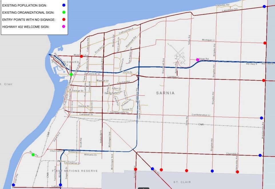 Sign improvements eyed for Sarnia | The Sarnia Observer