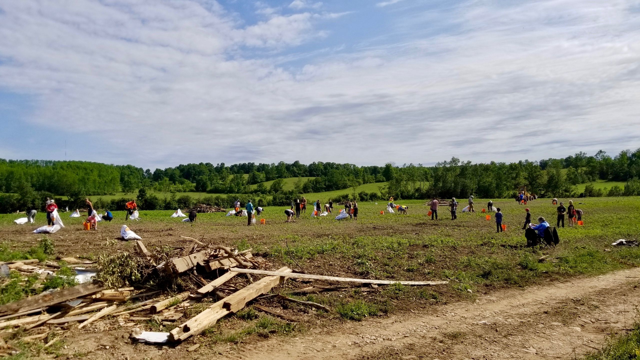 Many hands make light work in post-tornado clean-up | Owen Sound Sun Times