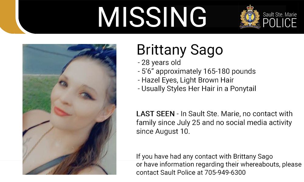 Woman last seen in Sault | Sault Star