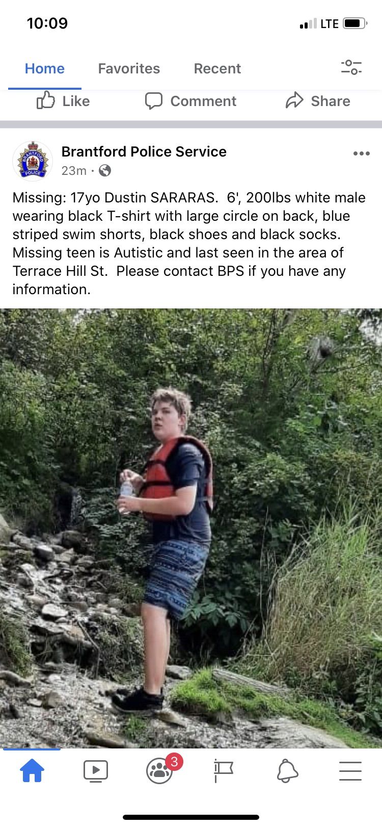 Police Issue Missing Person Alert Brantford Expositor