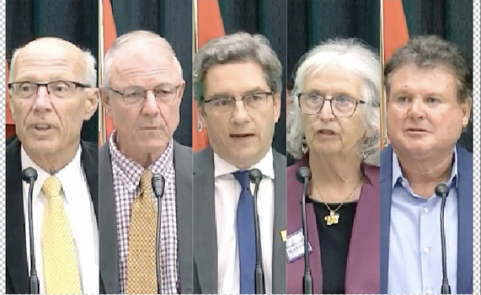 Mayoralty candidates square off in Chamber debate | Sherwood Park News