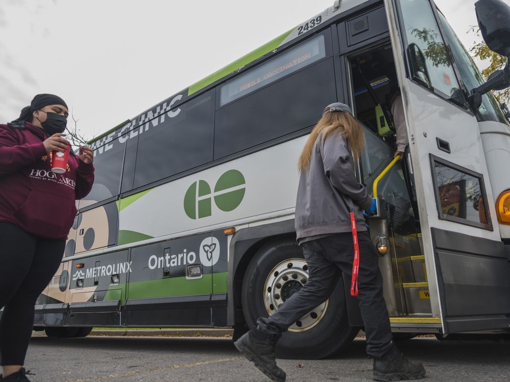 GO-VAXX bus stops in Trenton and Belleville | Belleville Intelligencer