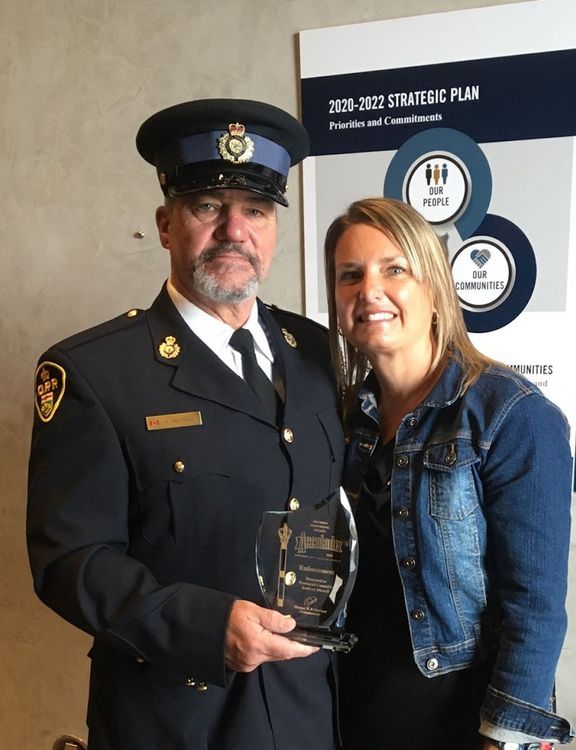 County OPP officer receives Accolade Award | Belleville Intelligencer
