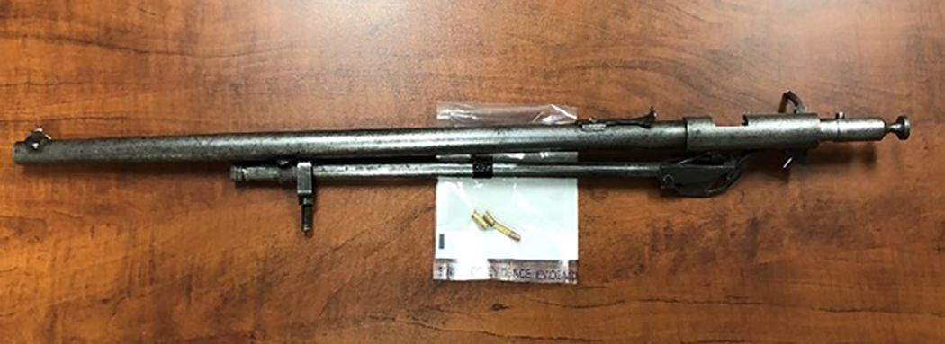 Modified rifle confiscated by MFNPS, charges laid | The Graphic Leader