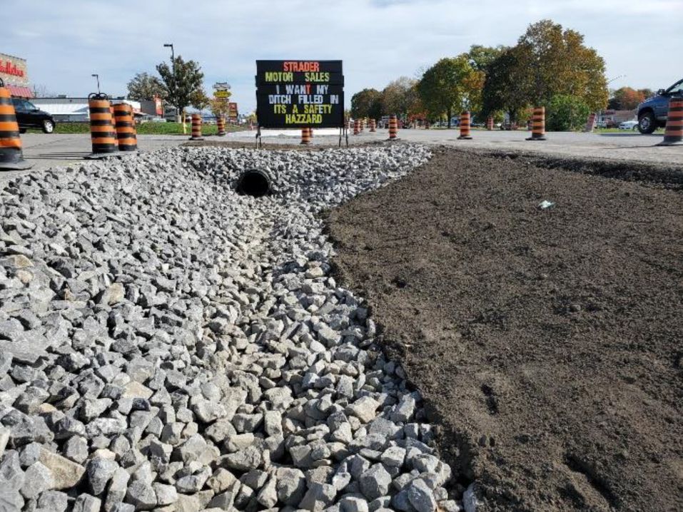 SDG $36K out of pocket to fill in ditch it approved | Cornwall Standard ...