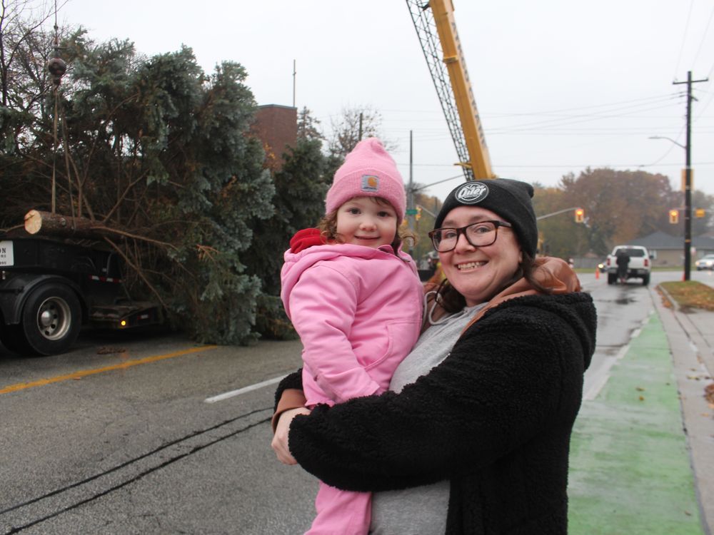 Sign of the season arrives at Sarnia City Hall | The Sarnia Observer