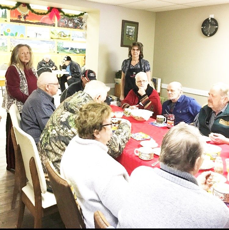Seniors check-in line, community kitchen services going well | Fort ...