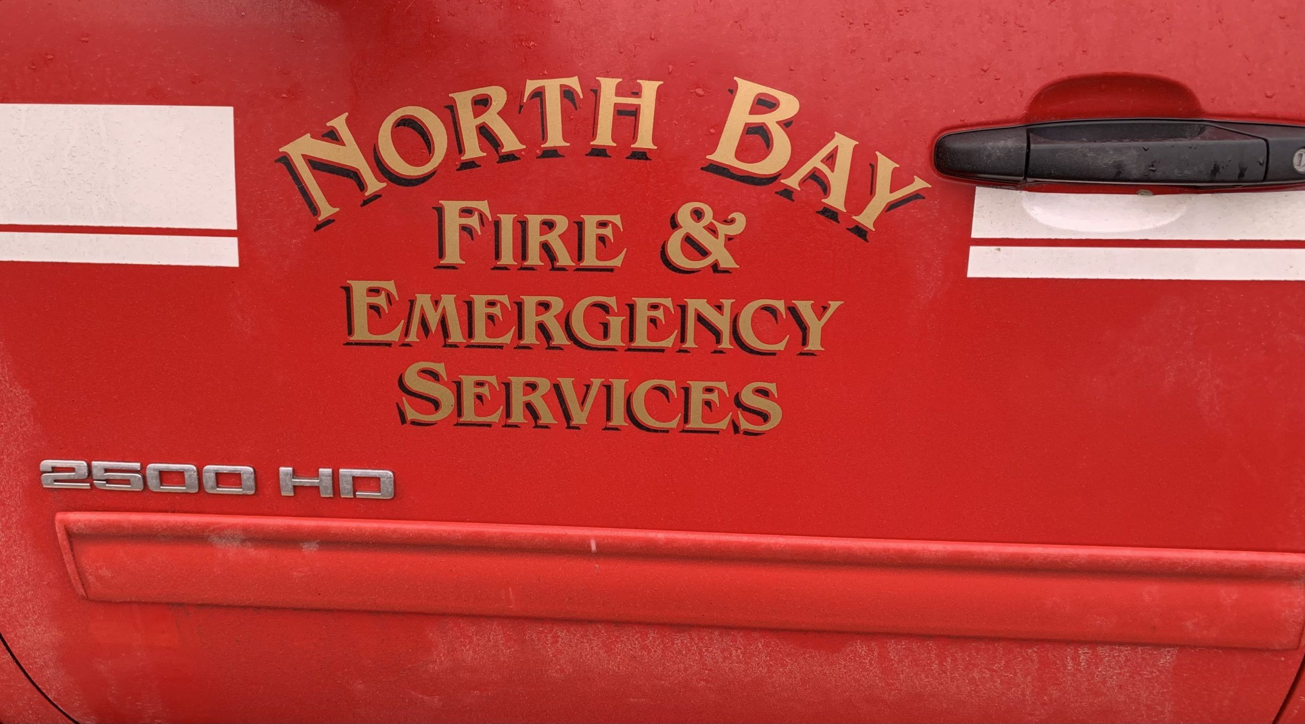 Pedestrian bridge closed due to fire | North Bay Nugget
