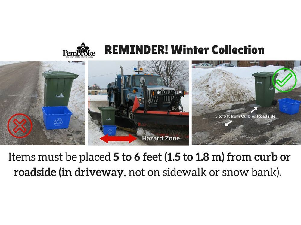 Pembroke offers winter waste and recycling tips for residents; real ...