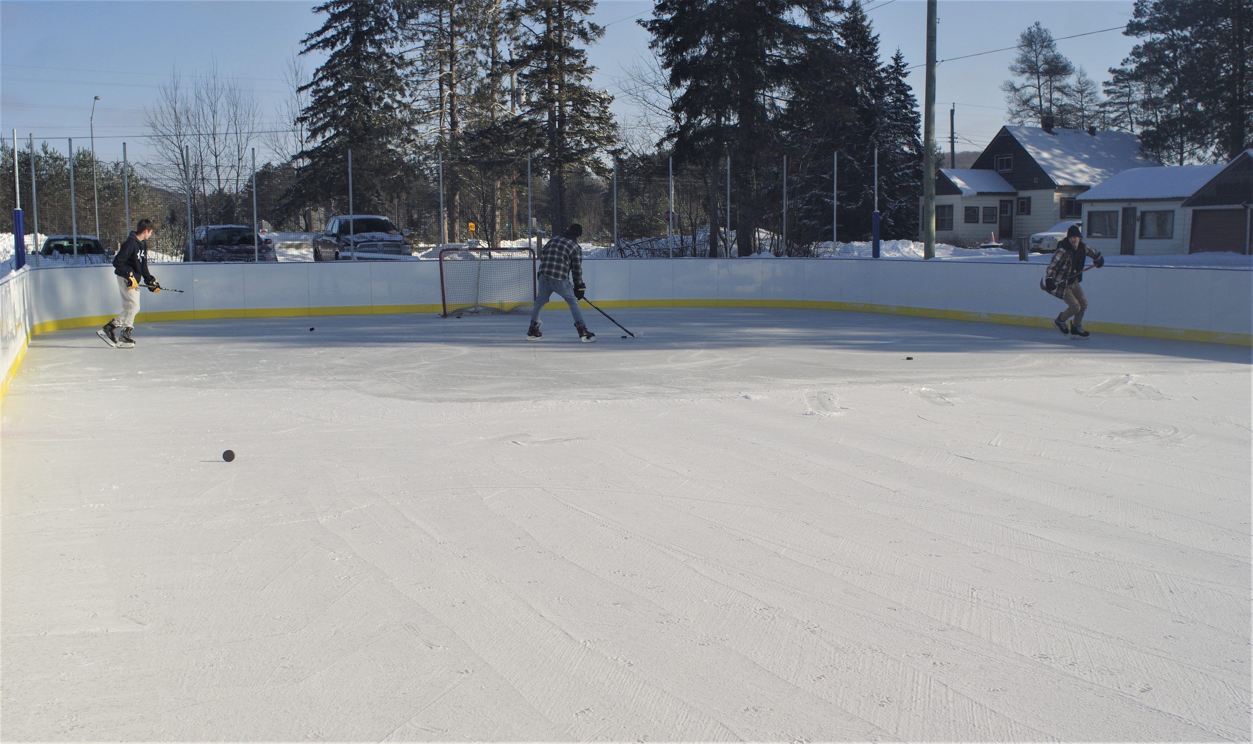 Katrine residents welcome first-ever permanent outdoor ice rink | North ...