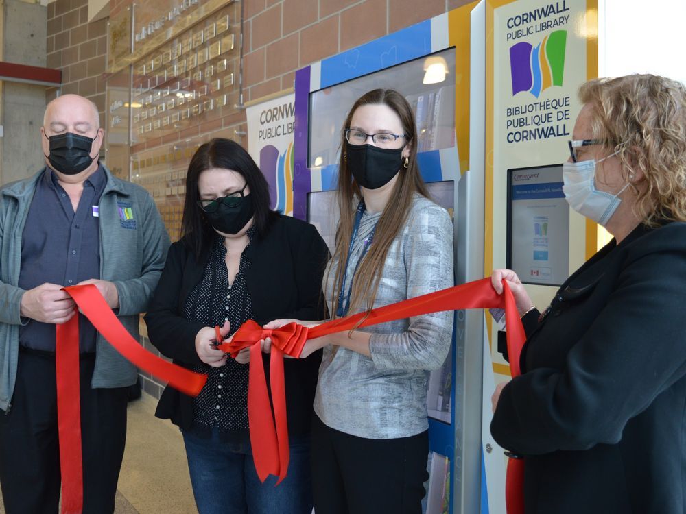 Cornwall Public Library launches book kiosk at Benson Centre | Cornwall ...