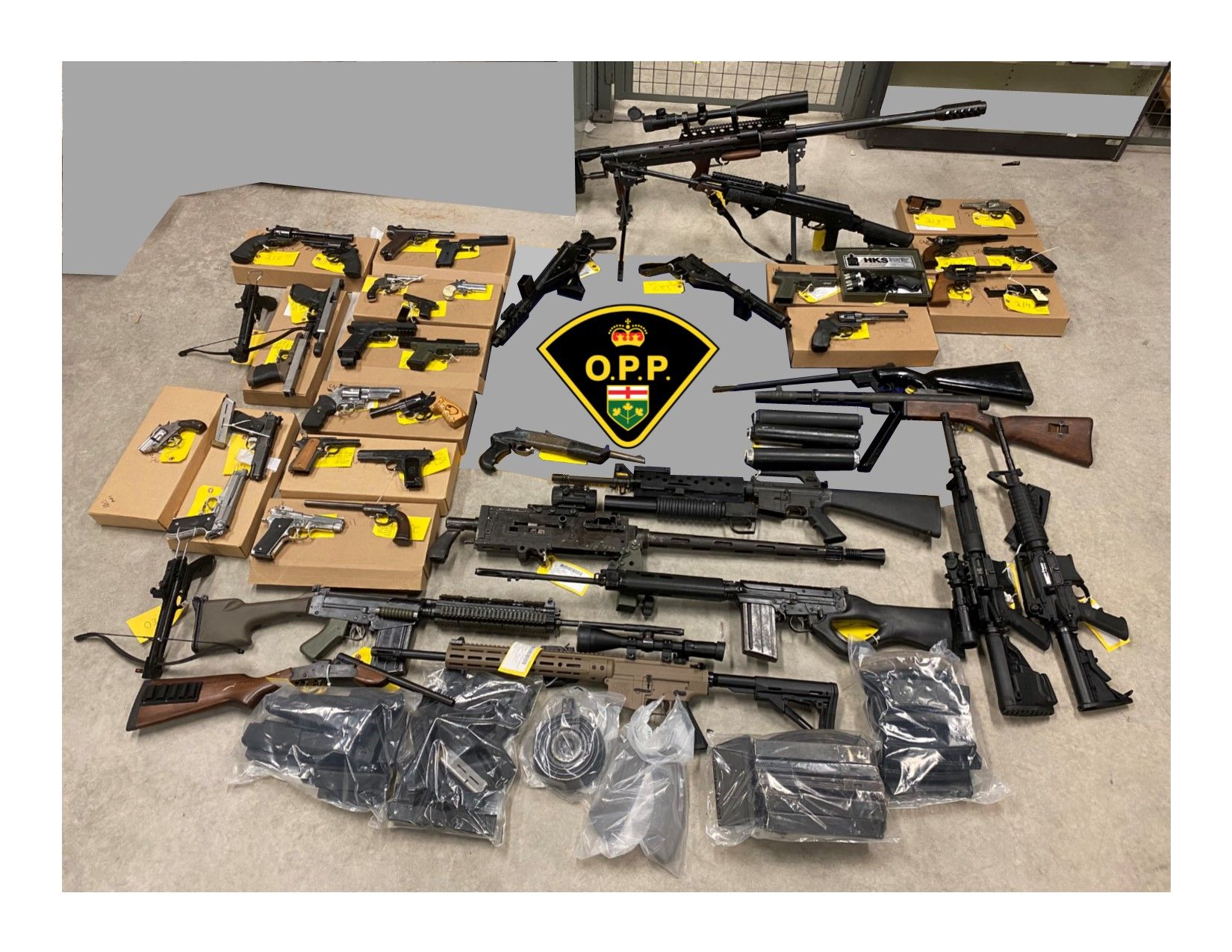 OPP seize 80-plus firearms, grenades in Blind River | North Bay Nugget