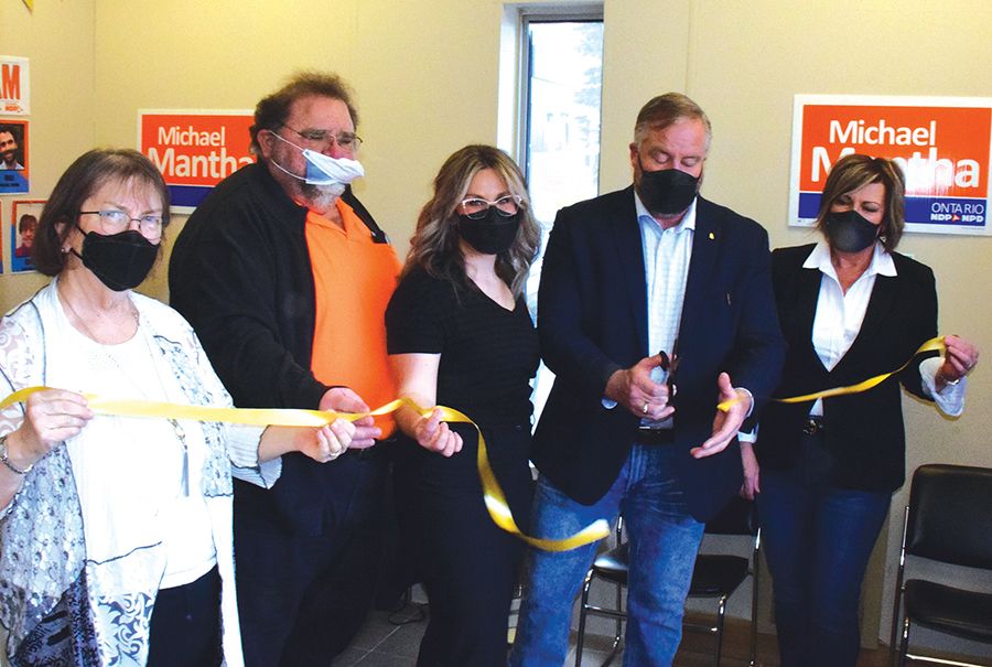 Mantha opens campaign office | Mid-North Monitor