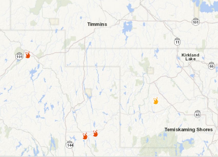Three active fires near Timmins | The Daily Press