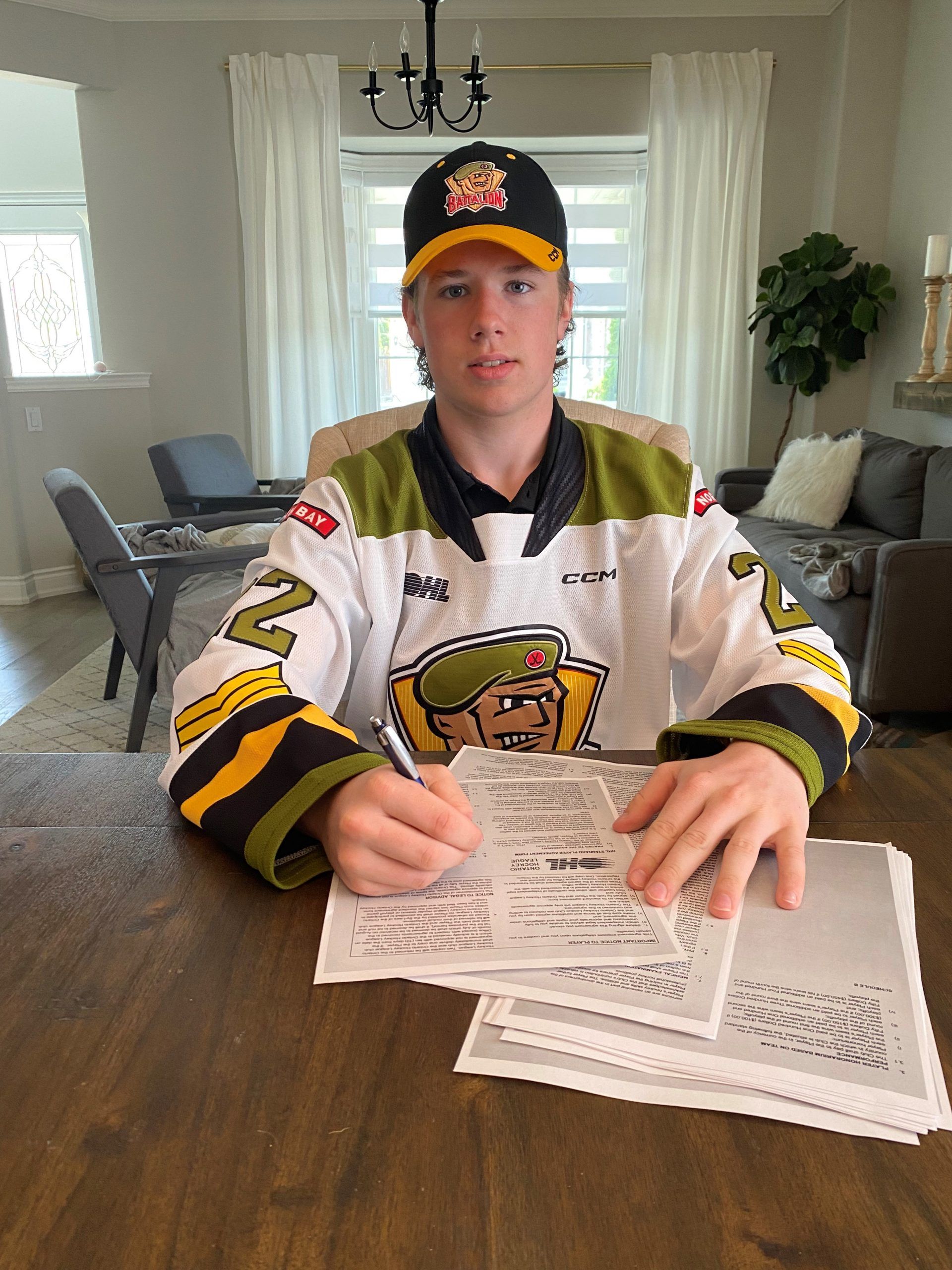 Therrien signs with Battalion | North Bay Nugget