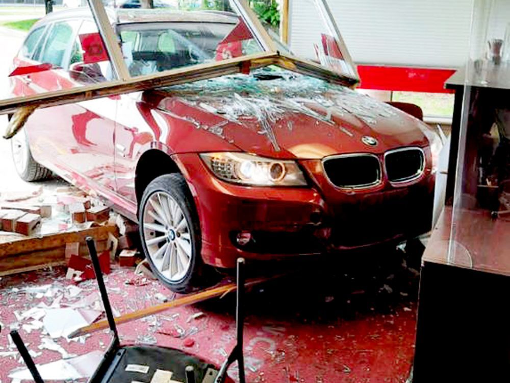 POLICE: Car crashes through window | Brockville Recorder & Times