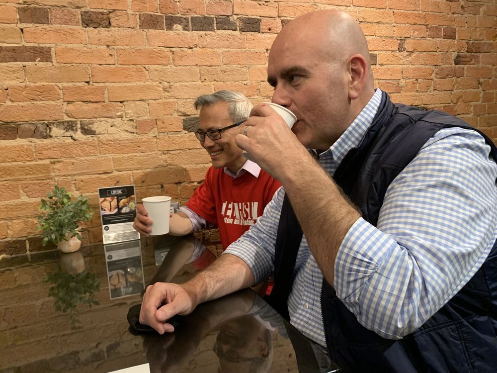 Liberal Leader Steven Del Duca stops in Kingston ahead of election ...