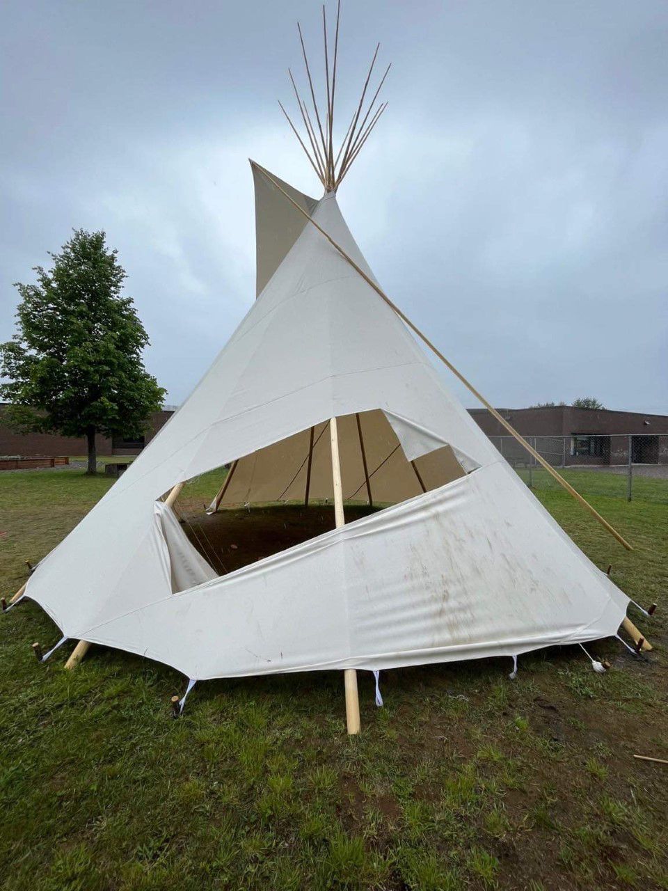 Tepee at Sturgeon Falls school vandalized | North Bay Nugget