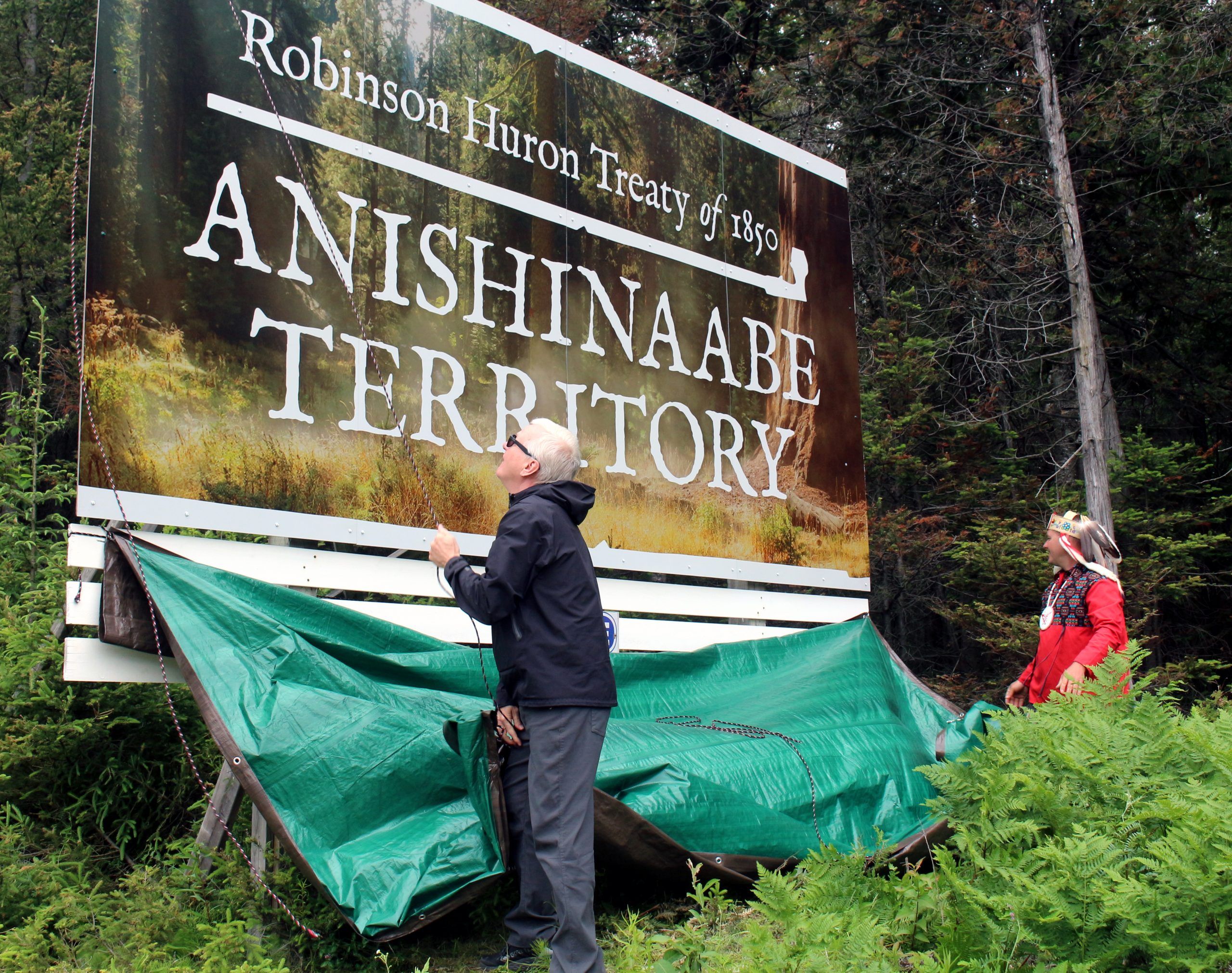 Billboard highlights significance of treaty | North Bay Nugget