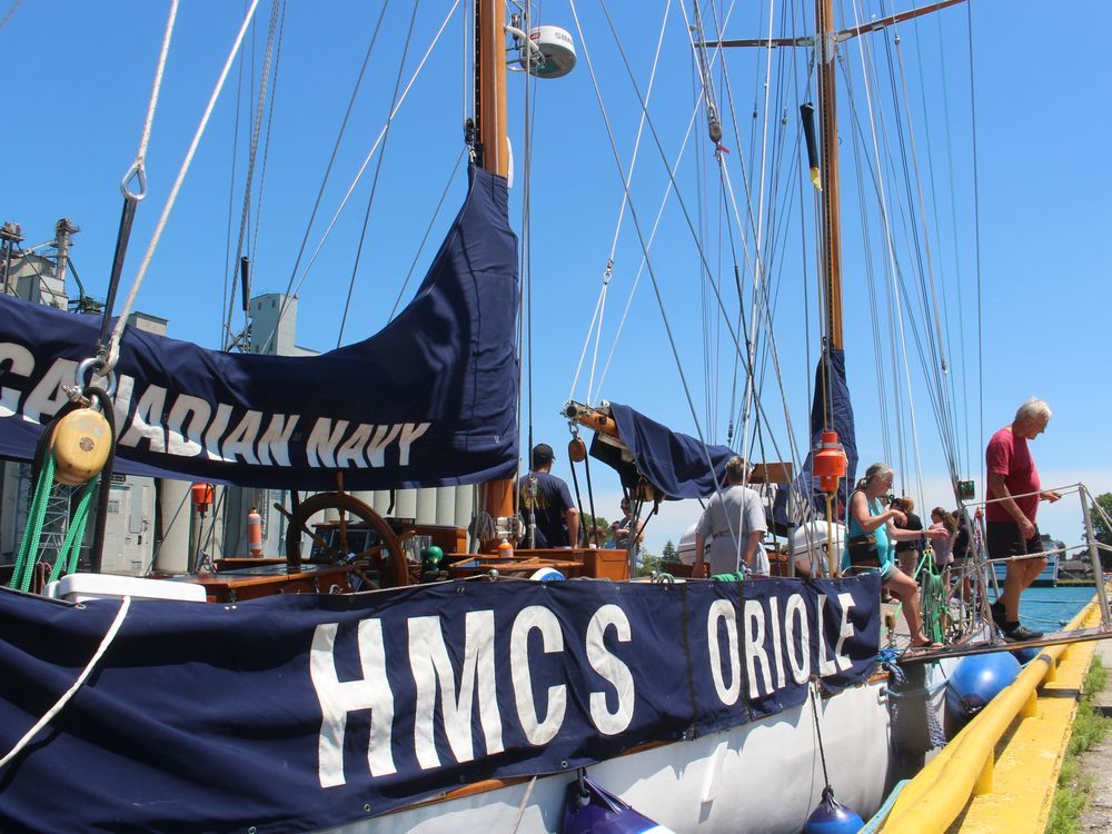 Royal Canadian Navy's oldest serving ship visits Sarnia | The Sarnia ...