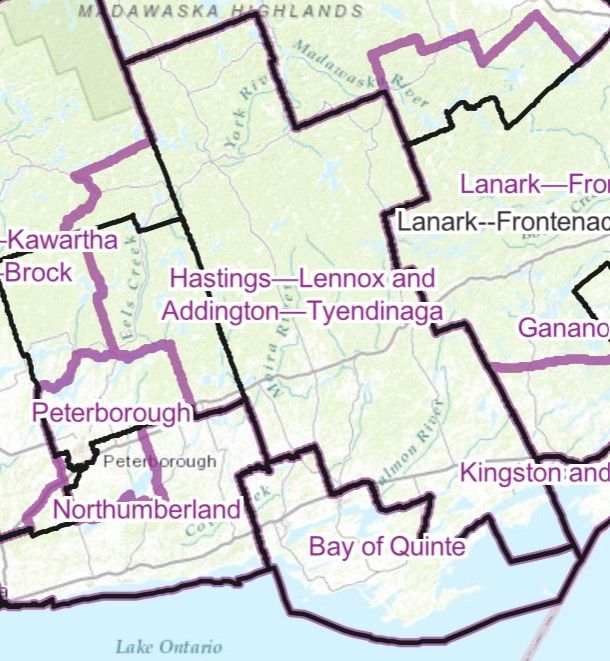 Boundary change proposed for Hastings-Lennox and Addington riding ...
