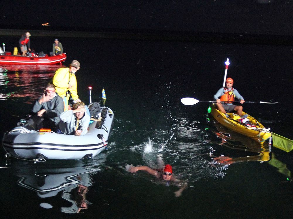 10 years later: Annaleise Carr reflects on record-breaking swim ...