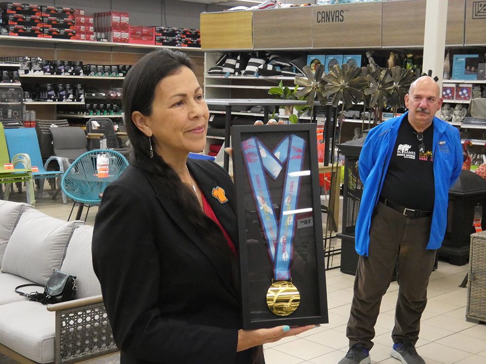 Kym Gouchie presented with B.C. Summer Games gold medal | Prince George ...