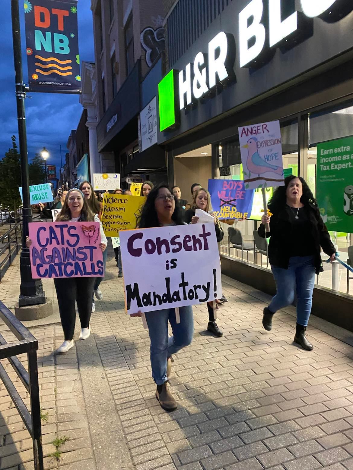 Taking back the night in downtown North Bay | North Bay Nugget