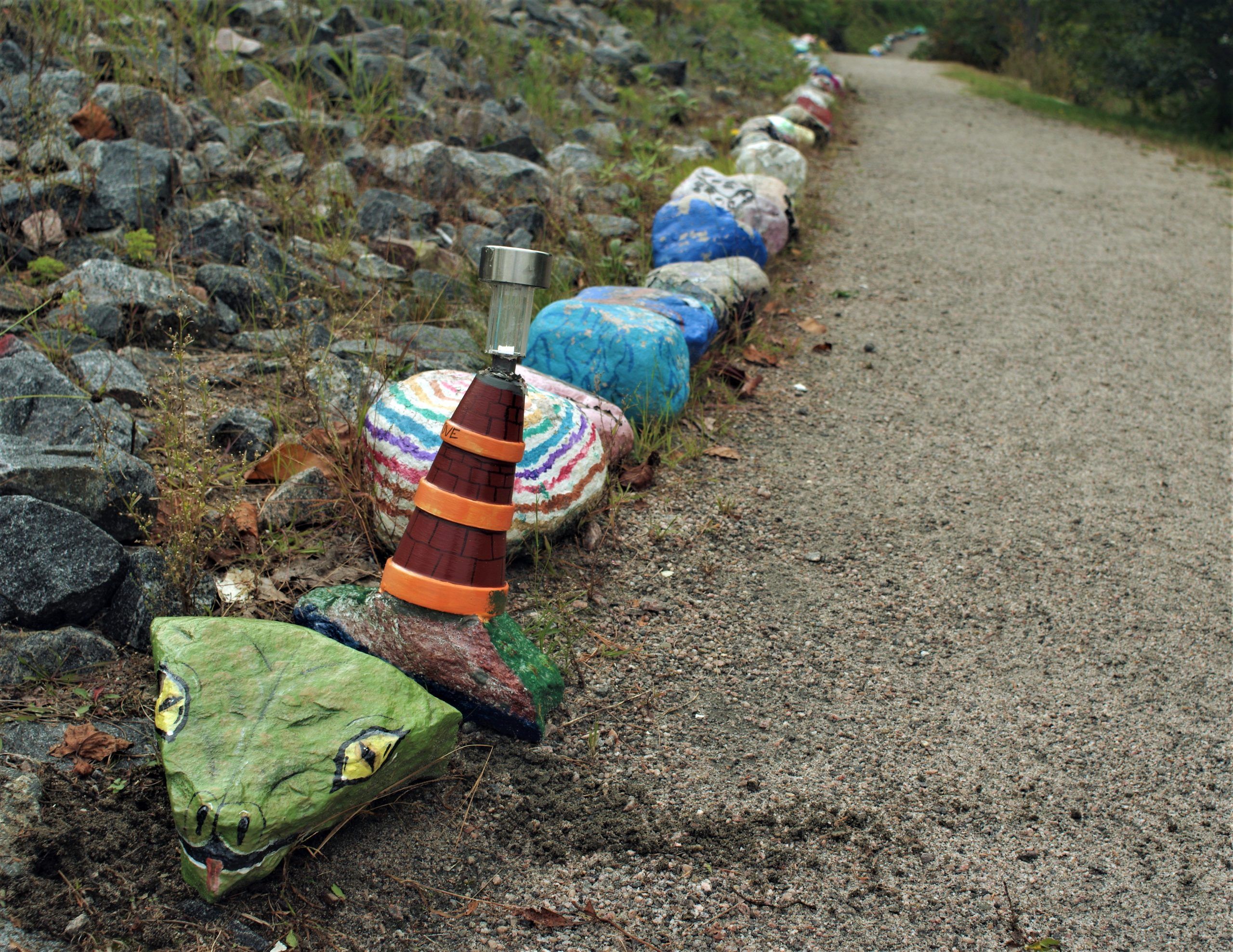 Magnetawan residents name their rock snake ‘Maggie’ | North Bay Nugget