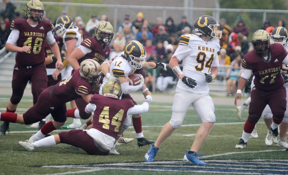 Korah Colts Huron Heights Warriors Canadian high schoolfootball | Sault ...