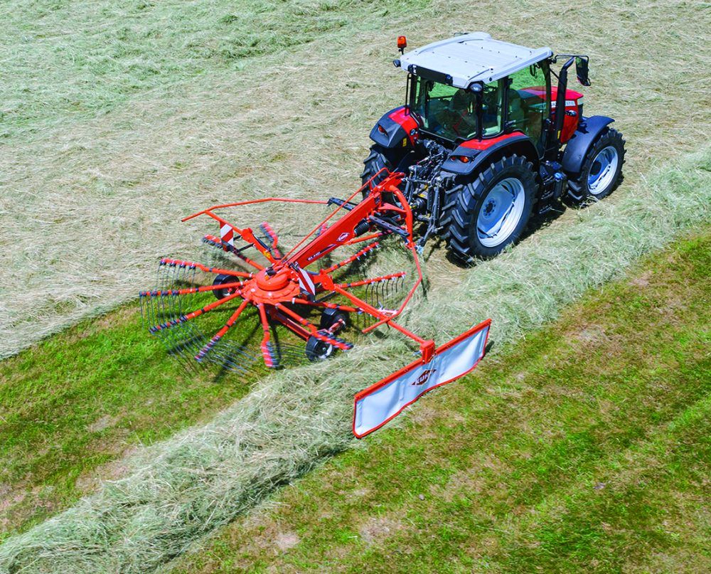 KUHN unveils single-rotor, mounted rotary rakes | Ontario Farmer