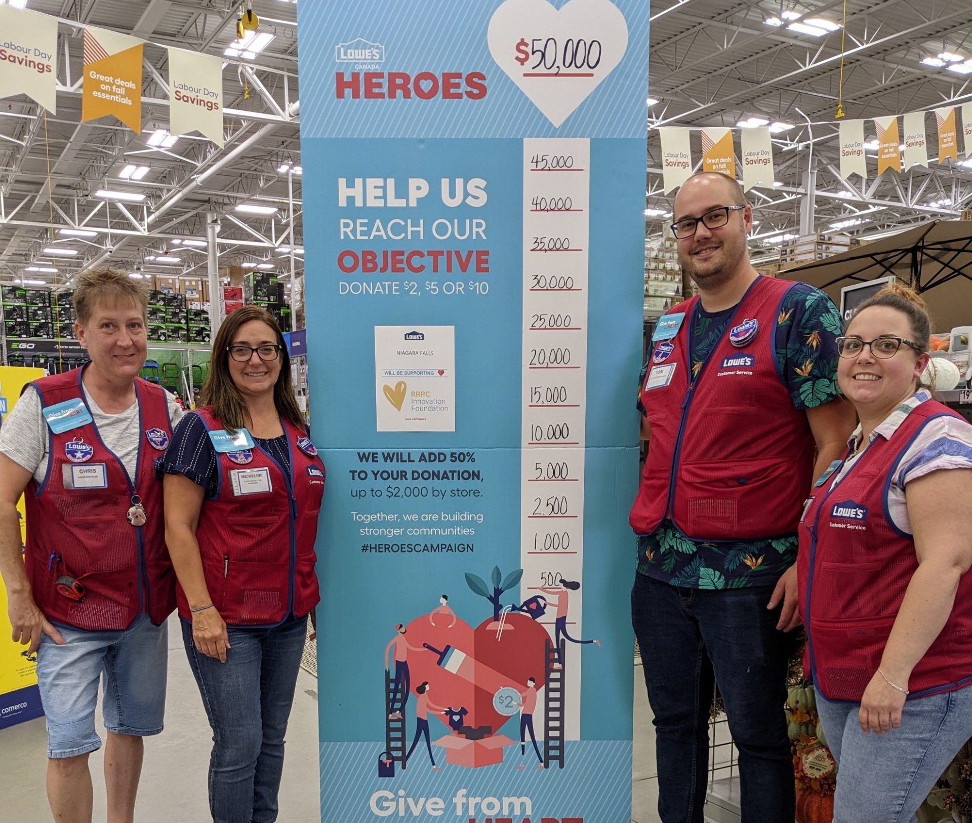 Lowe’s, RONA locations in Sudbury to take part in Heroes campaign for ...