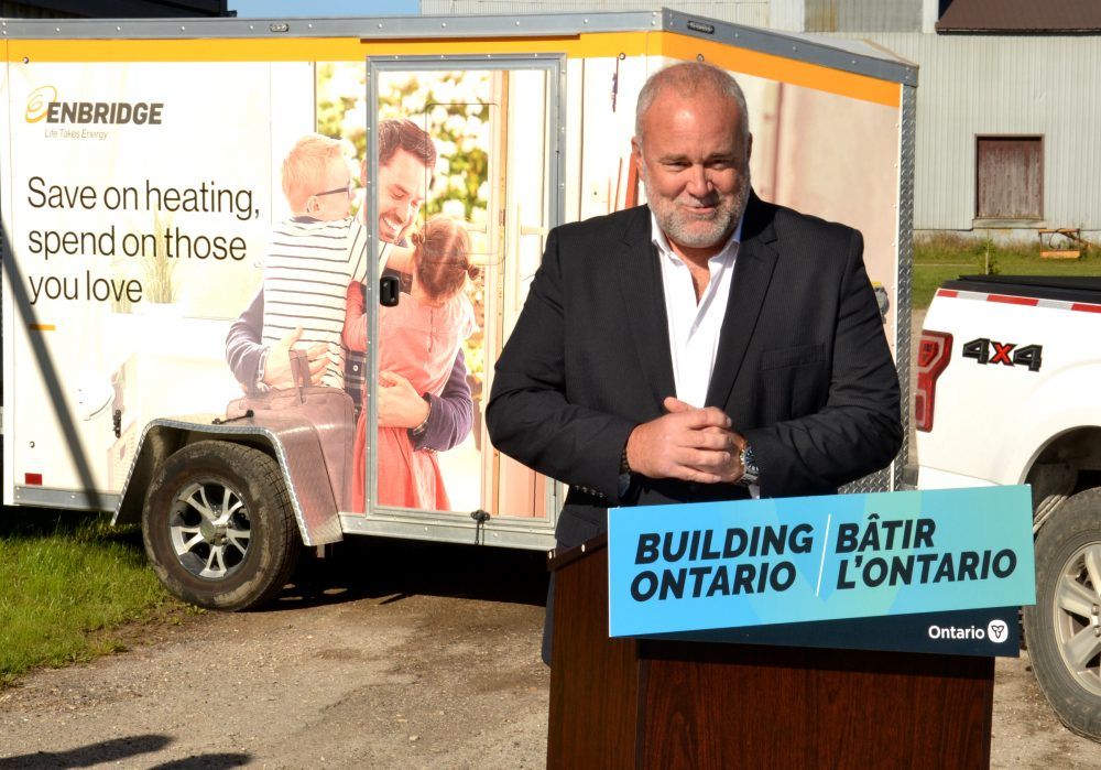 Local and provincial politicians celebrate completion of Perth East ...