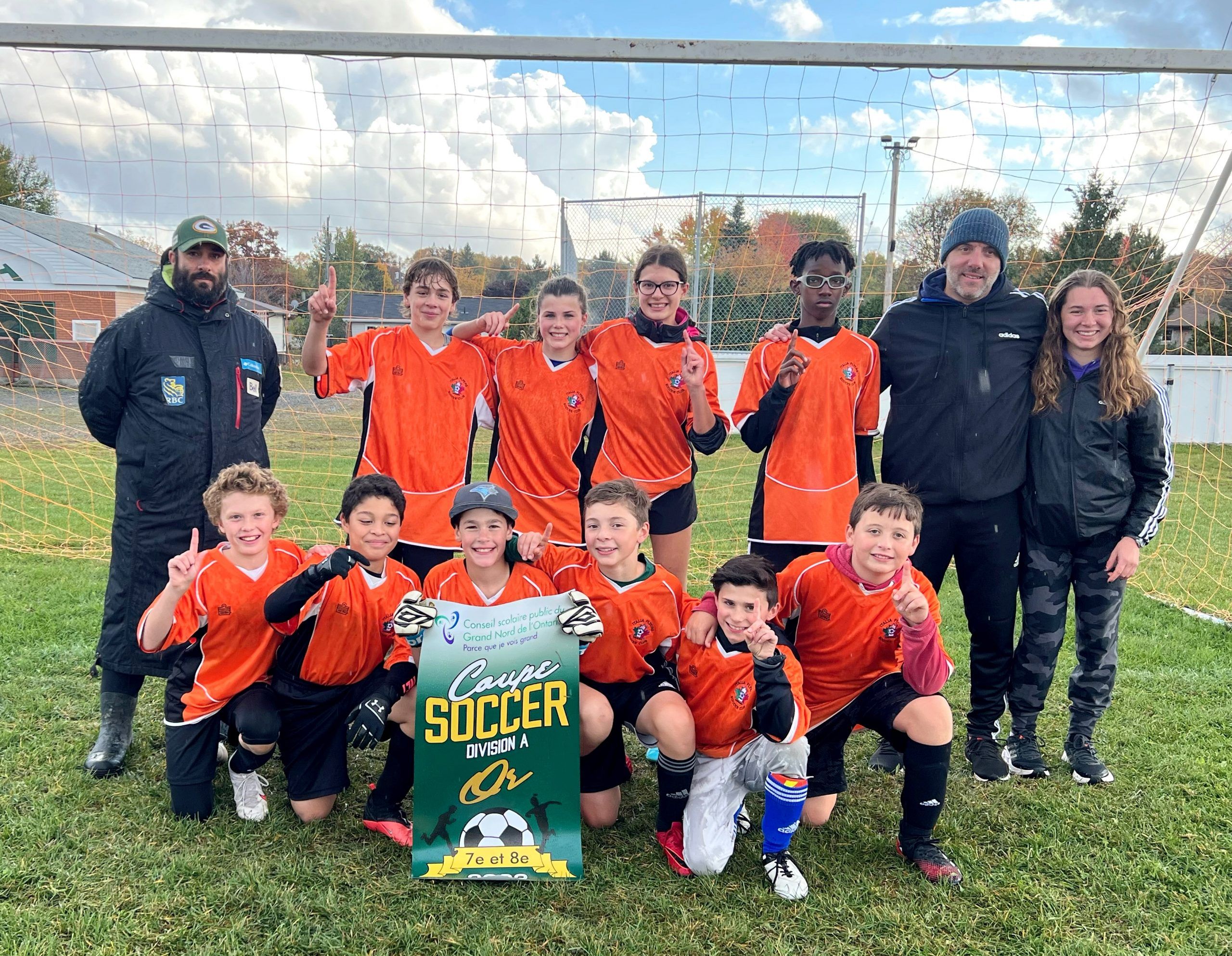 Photo: Ecole St. Denis claims soccer banner | Sudbury Star
