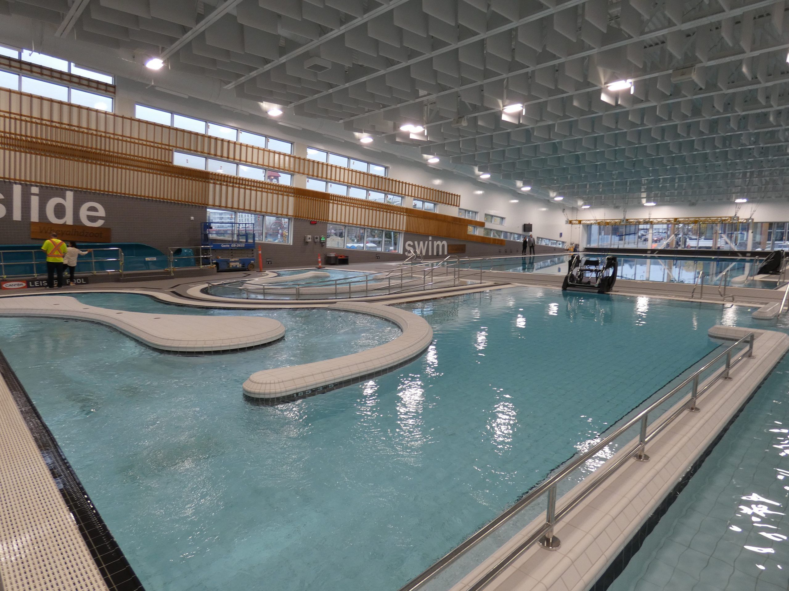 Ribbon cut at Canfor Leisure Pool, grand opening to take place Nov. 13 ...