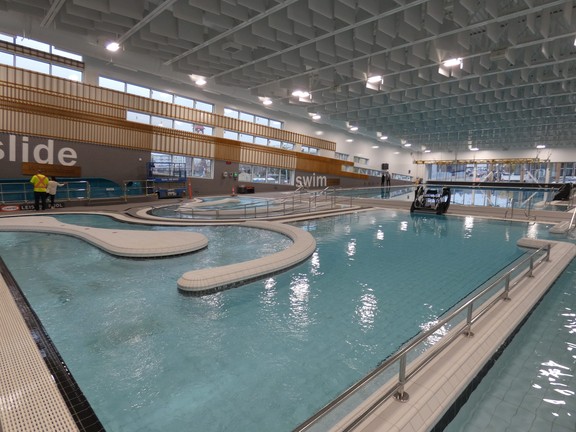 Ribbon cut at Canfor Leisure Pool, grand opening to take place Nov. 13 ...