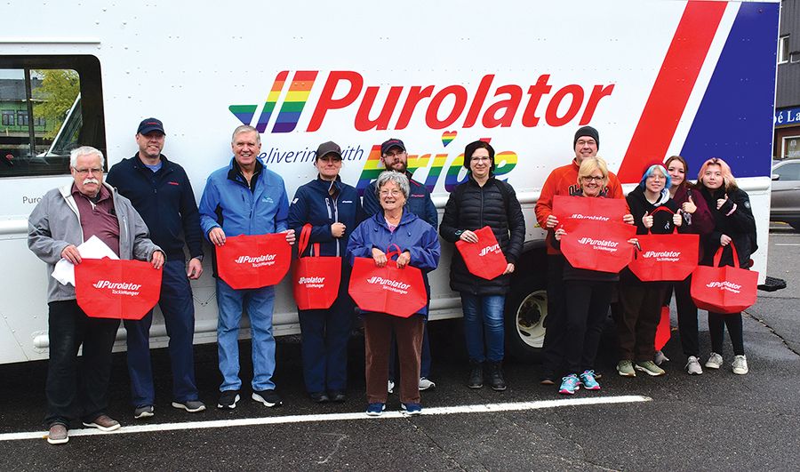 Purolator brings Red Bag Campaign to Elliot Lake and Spanish | Elliot ...