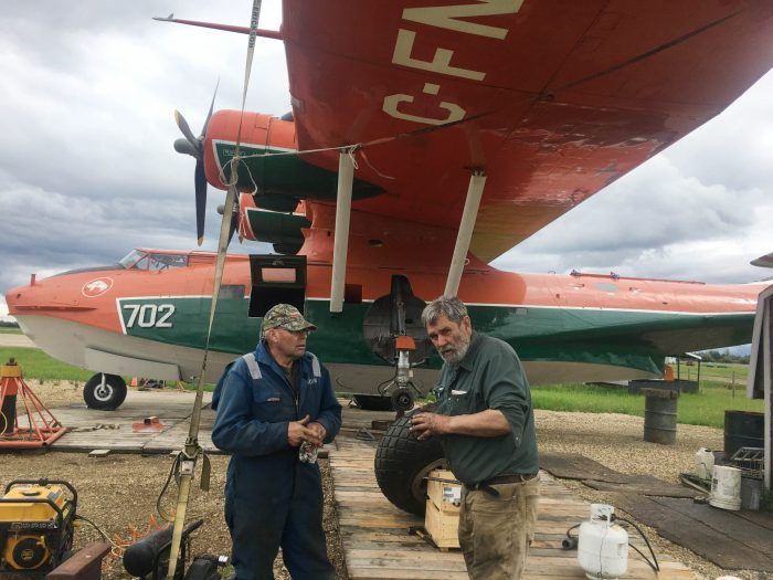 Unique WW2 sub-spotting plane salvaged from Arctic lake by Alberta ...