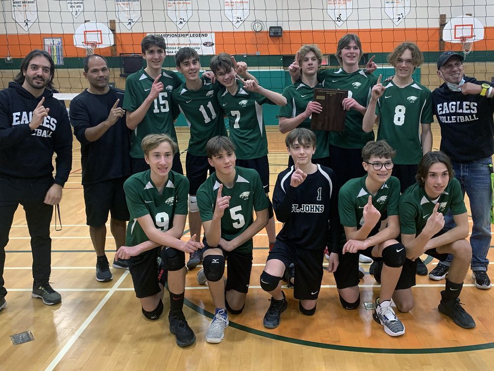 Junior Eagles rewarded with volleyball title | Brantford Expositor