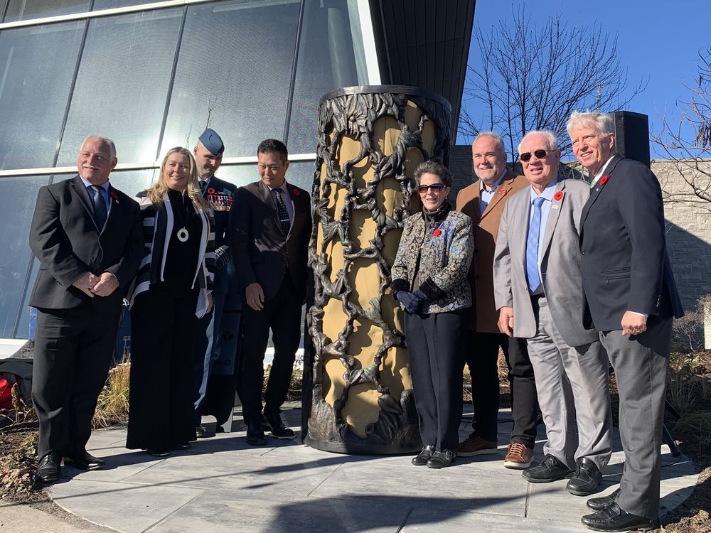 ONRoute sculpture honours 2.5 million trees along highway of heroes ...