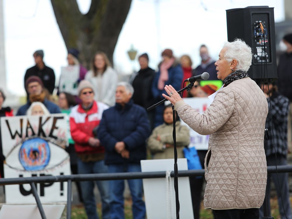 Hundreds of Kingston demonstrators decry Bill 23 | The Kingston Whig ...